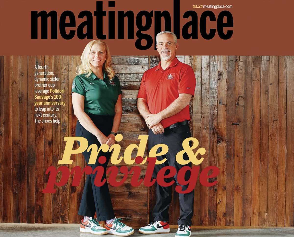Polidori on the Cover of meatingplace Magazine - Polidori Sausage